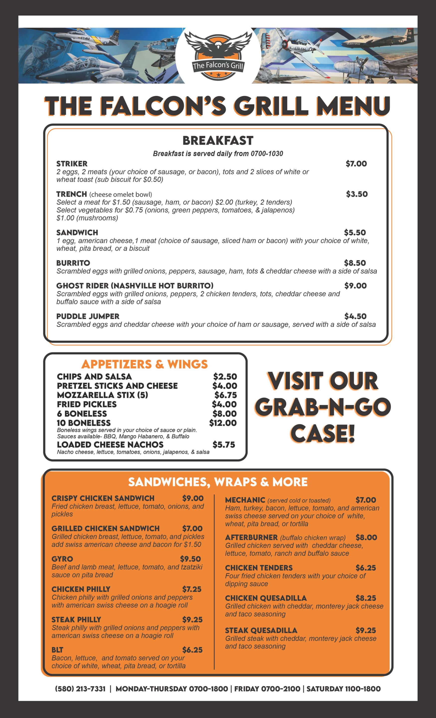 The Falcon’s Nest Grill | Vance AFB